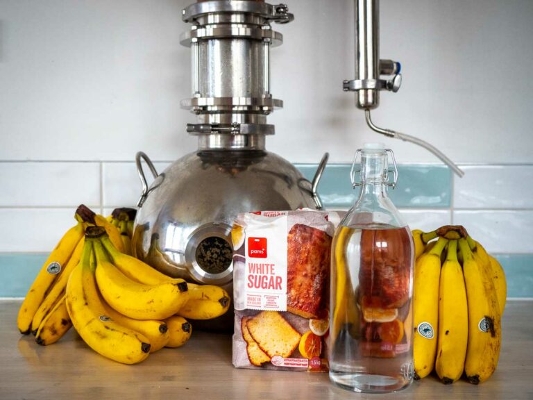 Banana Moonshine Recipe (How To Make Easy Banana Brandy At Home) - DIY Distilling